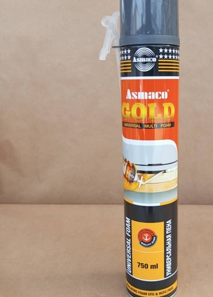 Asmaco polyurethane foam gold 750ml – BOLD Industrial