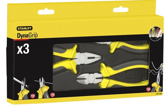 Stanley 3 Pc Dynagrip Plier Set – BOLD Industrial