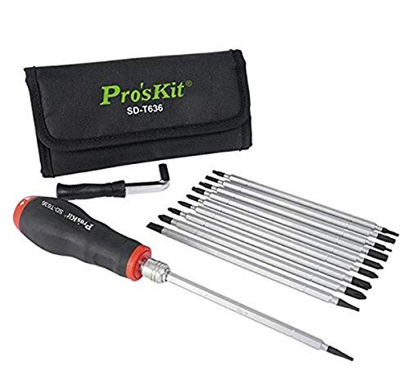 Pro'skit Screwdriver 12pcs Set Torque SDT636 – BOLD Industrial